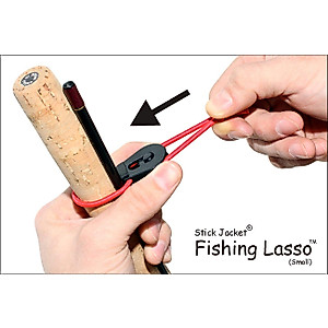 Orin Briant Fishing Lasso by Stick Jacket - Comes in Short or Long; Manage your fishing gear, bundle rods, pair two piece rods, secure rod covers, tangle free cables, extension cords and rope. (Short)