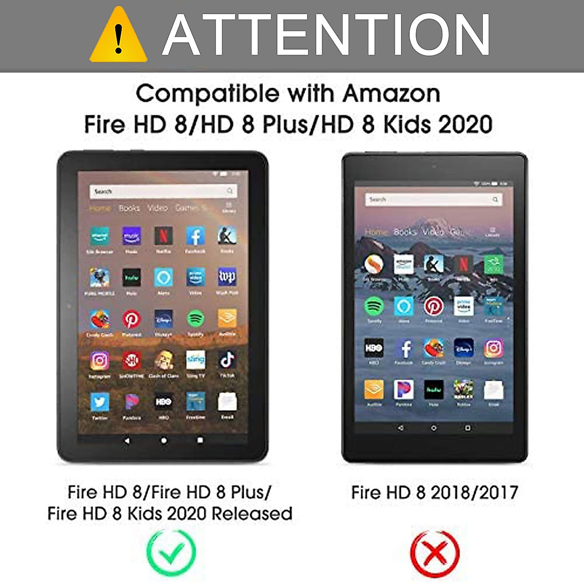 3 Pack Screen Protector for All-New Fire HD 8/HD8 Plus/Fire HD 8 Kids/Fire HD 8 Kids Pro Tablet (12th &10th Generation, 2022&2020 Released),Tempered Glass 9H Hardness Anti Scratch Clear, 8-inch