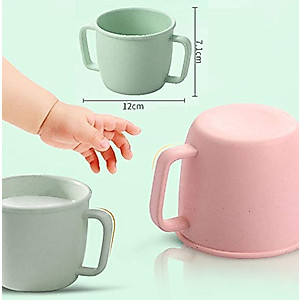 Golandstar Small Size Bamboo Fiber 230ml Adult Children Cups Mugs 4pcs Set Unbreakable Tumbler Mug Cup for Water, Milk, Juice, Tea