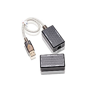 DTECH USB Extension Adapter USB to RJ45 Extender Over Cat5 Cat5e Ethernet Cable Set Connection up to 200ft