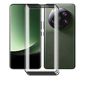 AQGG 3 Pack Screen Protector for Xiaomi 13 Ultra 6.73 inch, 9H Hardness - HD - 2.5D Edge - Bubble Free - Screen Scratch Resistant Protective Film Tempered Glass for