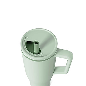 KISSKIND 40 oz Tumbler with Handle and Straw Lid, 100% Leakproof Insulated Cup Travel Coffee Mug Water Bottle, 2 Pcs