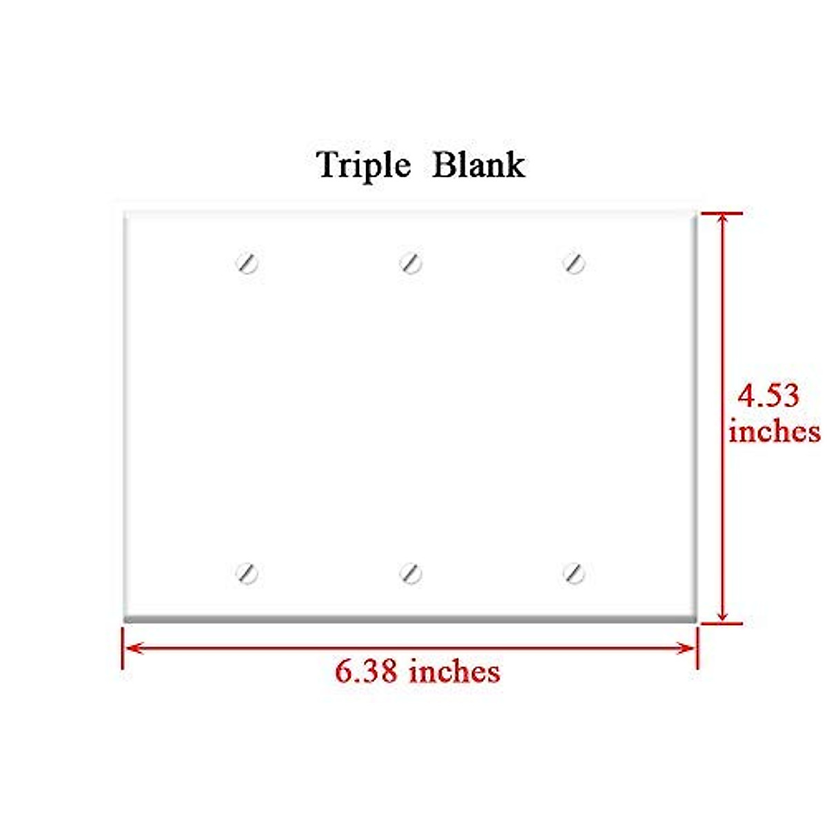 Triple Blank Wall Plate Cover - Turtle Criss-Crossed Africa Senegal Tortie Carapace