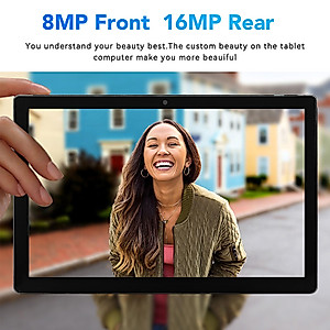 Zyyini for Android 13 Tablet 10.1 Inch Tablets, 8GB 256GB Gaming Tablet with 8 Core, 5G WiFi Tablet Support 4G Band Calling (US Plug)