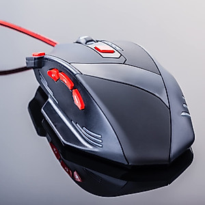 PATIKIL Rounded Curved Edges Mouse Feet Skates Pads 0.6mm w Cleaning Paper for G502 Wired Gaming Mouse Feet Replacement White 6Pcs/1 Set