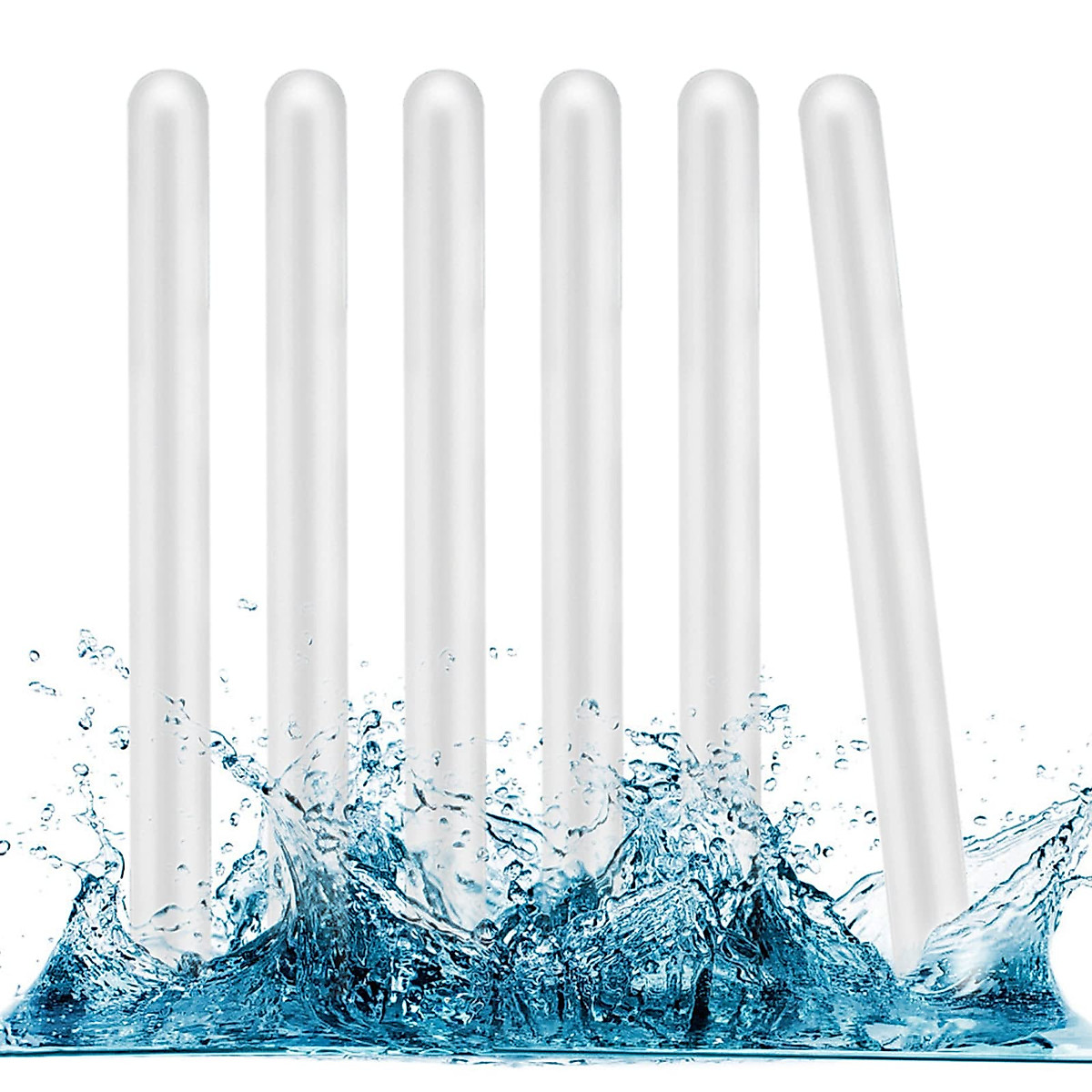 6 Piece Diatomite Moisture Absorbing Stick, Pletpet Drying Rod Sticks Reusable Clean Water Absorption Rod Drying Stick for Toys, Dolls, Clothes Desiccant Quick Drying Stick