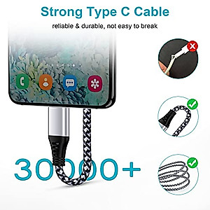 Samsung USB C Fast Charger Block with Android Phone Charger Type C Fast Charging Cable 6.6ft for Samsung Galaxy S23/S22/S21/S20/S10/S10 Plus/S10E/S9/S8/A12 A13Google Pixel 7 6 Pro 4A 3A,iPad Pro/Air4