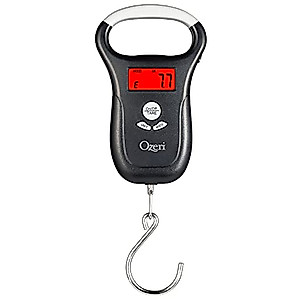 Ozeri LS2 Multifunction Propane Tank Scale and BBQ Gas Gauge, with Luggage and Fish Scale