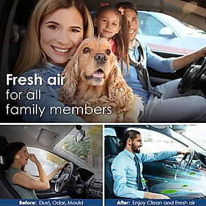 KURIMUP Premium Cabin Air Filter with Activated Carbon,Replacement for CF11663, Fit for Buick Enclave 08-17, Chevrolet Traverse 09-17, GMC Acadia 07-16, Saturn Outlook 07-10.