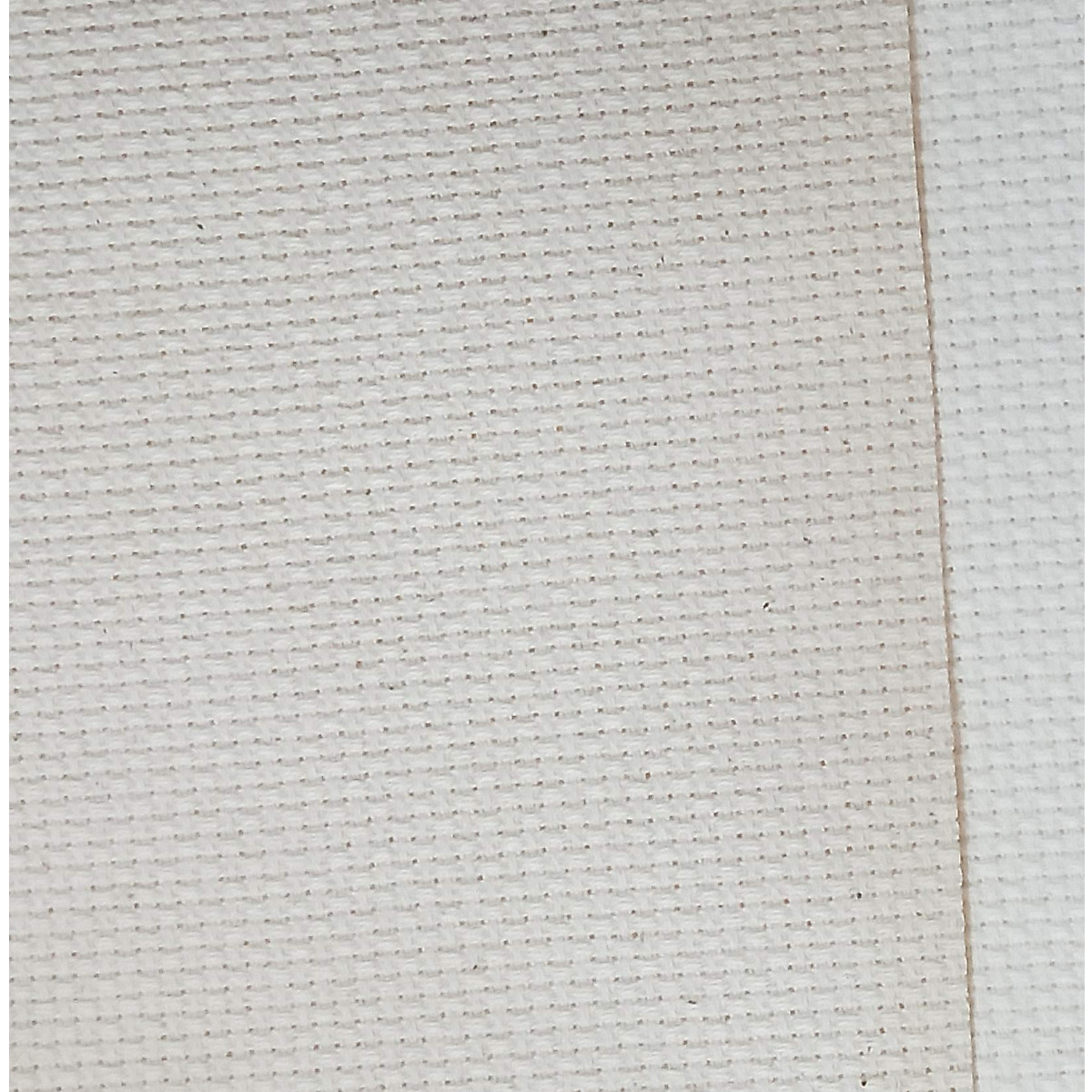 19" x 28" 14CT Counted Cotton Aida Cloth Cross Stitch Fabric (Natural-Ecru)