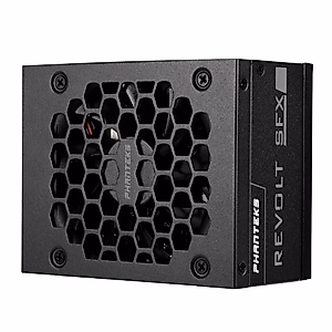 Phanteks (PH-P850PSF_02) Revolt SFX 850W 80PLUS Platinum, Super Compact SFX Form Factor, ATX 3.0, PCIe 5.0 Power Supply, Fully Modular, Platinum-Rated Efficiency, Silent Fan, Black