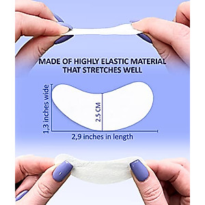 STACY LASH Eyelash Extension Shampoo 1US Gal & 100 Pairs Set Under Eye Gel Pads/Eyelid Foaming Cleanser/Safe Makeup & Mascara Remover/Lint Free Patches/Professional Supplies and Beauty Tools