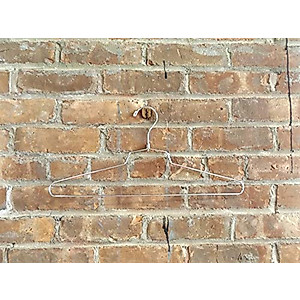 NAHANCO SLD-18HU, 18” High Polished Chrome Chic Shirt Hanger (Pack of 25)