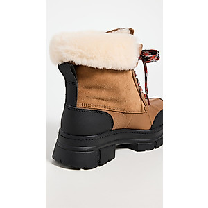 UGG Unisex-Child Ashton Addie Boot, Chestnut, 2 Little Kid