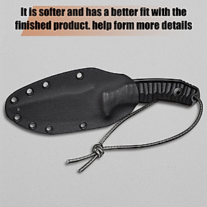 Treela 2 Pcs Thermoform Sheet White Thermoform Molding Foams for Holster and Sheath Making DIY (12 x 8 x 1 Inch)