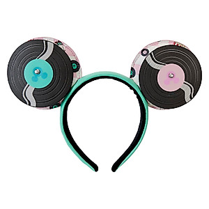 Disney Mickey & Minnie Date Night Diner Jukebox Record Ear Headband