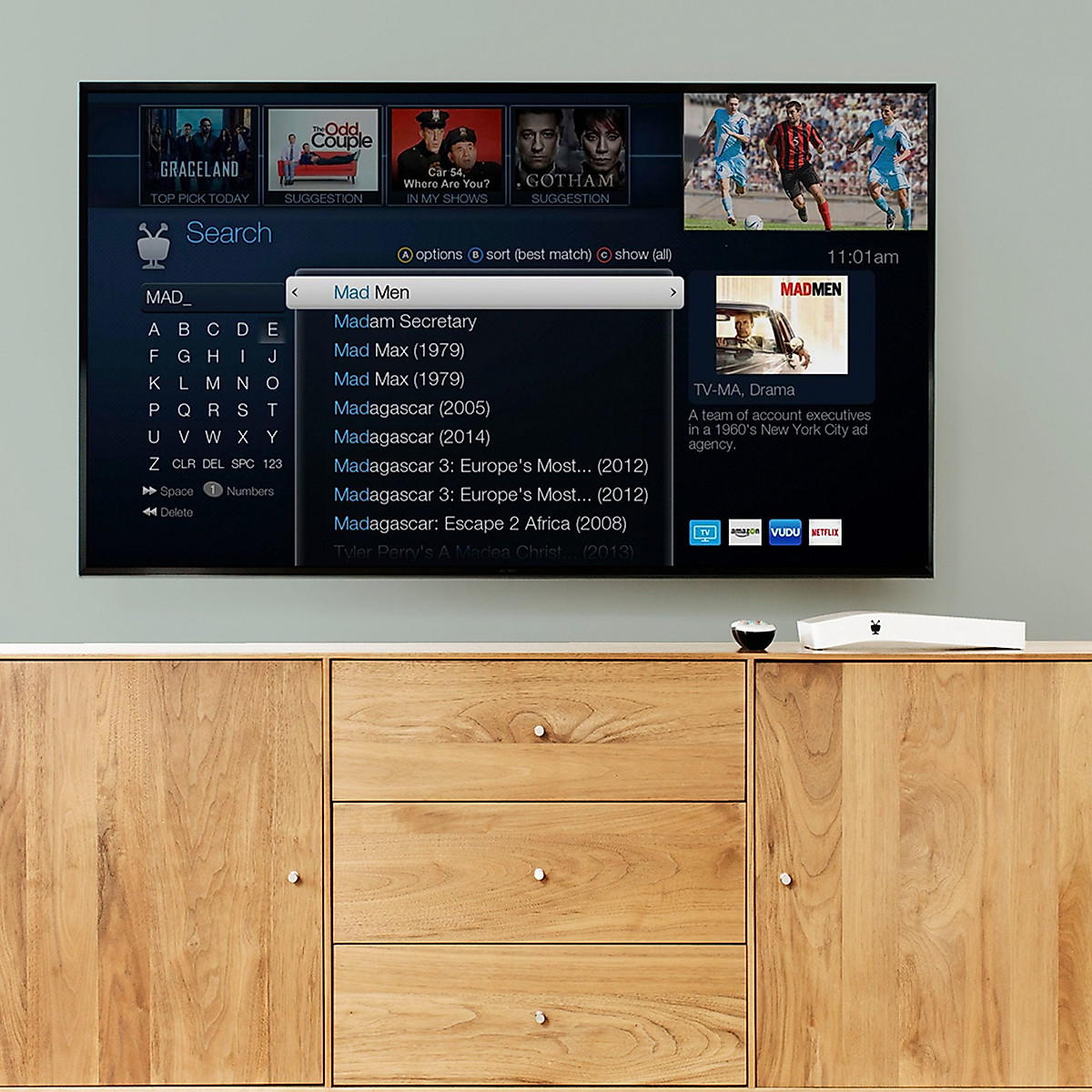 TiVo Bolt 1000 GB DVR: Digital Video Recorder and Streaming Media Player - 4K UHD Compatible - Works with Digital Cable or HD Antenna