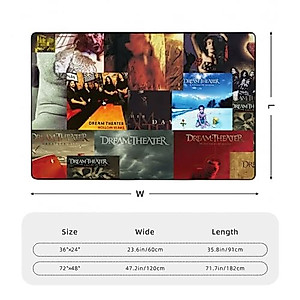 Dream Rock Band Theater Rug Carpet Mat for Bedroom Soft Non Slip Rug Pads Indoor Area Rug Reusable Home Decor Convenient Floor Mats Rectangular Rug Room Decor Carpet for Bathroom 36"x24"