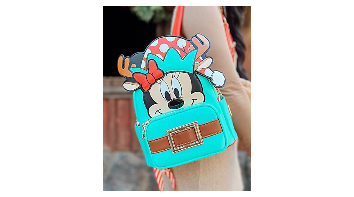 Light Up Minnie Mouse Reindeer Backpack | Loungefly
