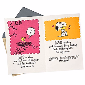 Hallmark Anniversary Card (Peanuts Vignette) (0399RZB1111)