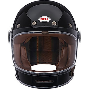 Bell Bullitt Full-Face Motorcycle Helmet (Solid Gloss Black, Medium)