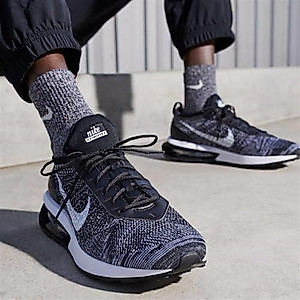 Nike Mens Air Max Flyknit Racer DJ6106 001 Oreo - Size 11 Black/White