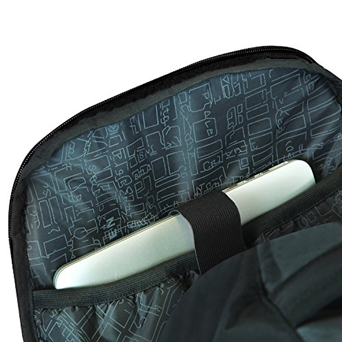 ORBEN Vertical Zip Laptop Backpack (Grey Black)