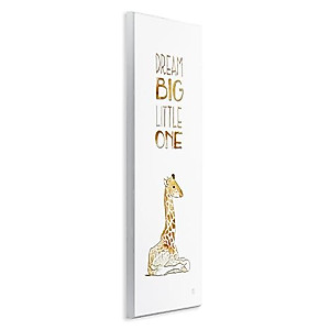 The Kids Room By Stupell Dream Big Little One Giraffe Wall Plaque