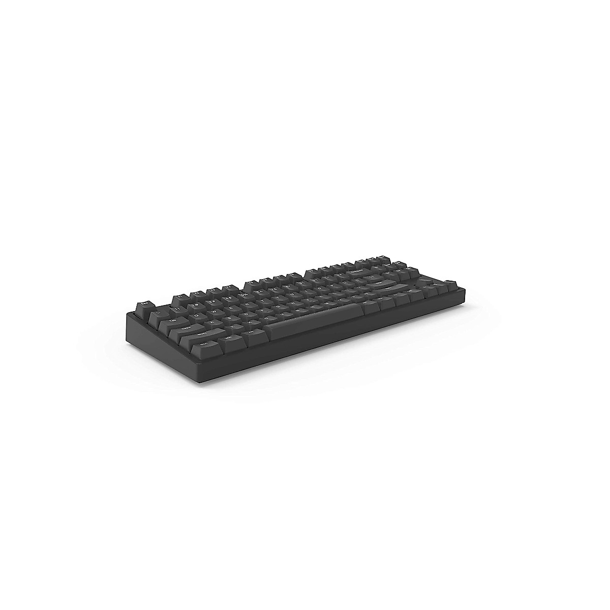 ikbc W200 Wireless Mechanical Keyboard with Cherry MX Red Switch for Windows and Mac OS, Enables Media Key and LED Indicator (2.4G Dongle, USB 2.0, PBT Double Shot 87 Keycaps, Black Color, ANSI/US)