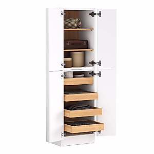 Apollo Direct (2 pc) 165 Degree Hinges Soft Close, Clip-on, Cam Adjust, Zero Protrusion for Lazy Susan Corner cabinets, Pull Out Drawer cabinets, Closets, Garage cabinets, mounting Plates (Included)