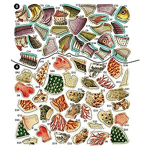 Brain Games - Sticker by Number - Vintage: Sea Life (28 Images to Sticker)