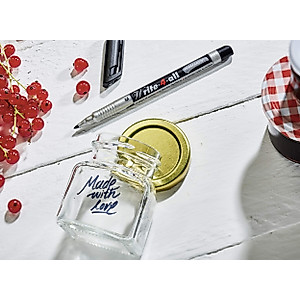 STABILO - Permanent Marker - Write-4-All - Medium - Pack of 4 - Blue, Red, Green, Black