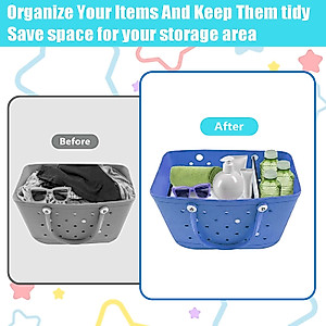 Moziral 2 Pack Divider Tray Compatible with Bogg Bag Organizer Tray Insert Original Accessories Divider Shelf for Bogg Bag (Black+White)