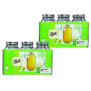 Ball 64 ounce Jar, Wide Mouth, Set of 12