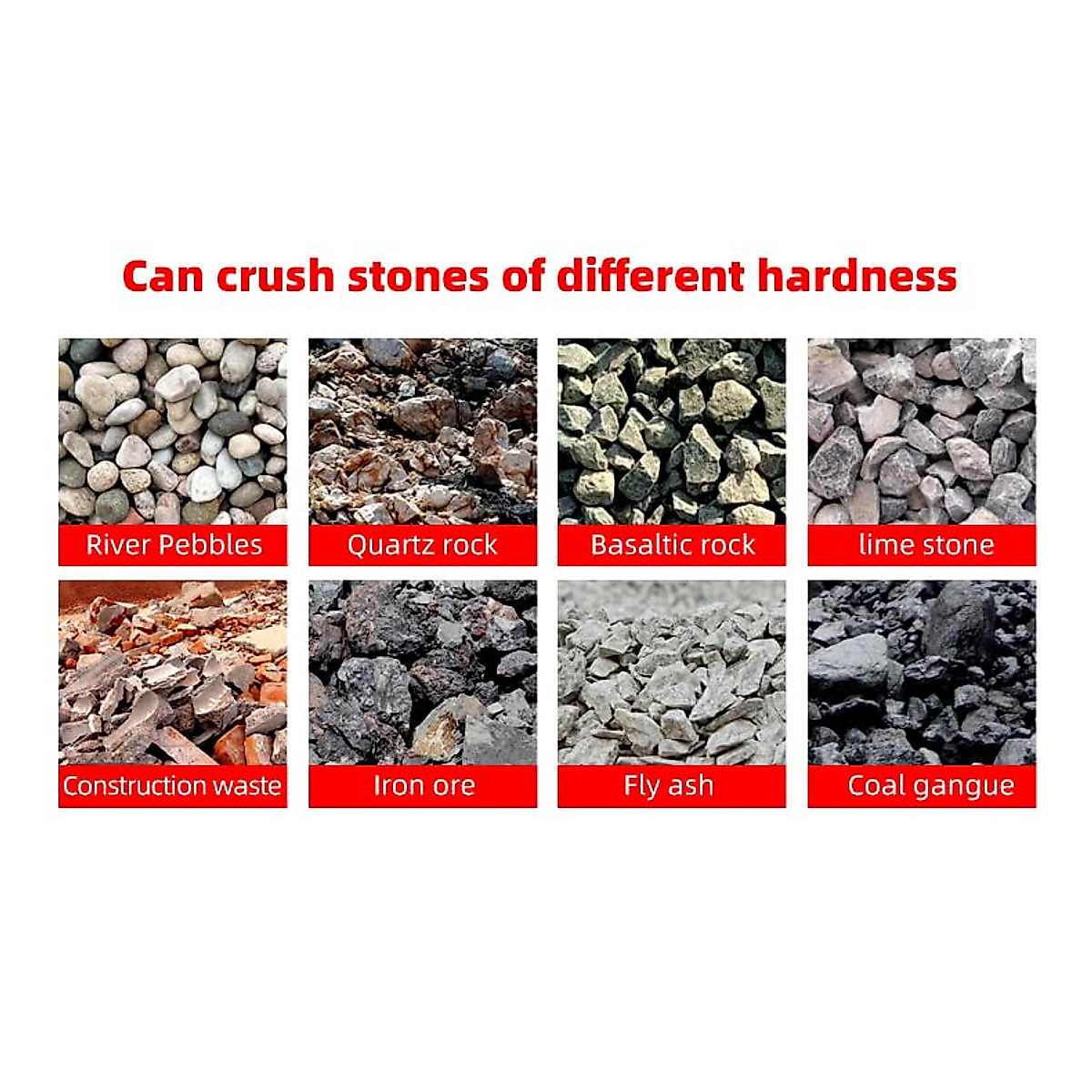 Portable Small Crushing Machine Mini Stone Mobile Jaw Crusher with Belt Conveyor