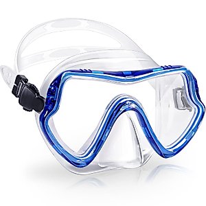 Kids Swim Goggles for Boys Girls Youth Swimming Goggles with Nose Cover Scuba and Silicone Swim Mask Anti-Fog No Leak 180° Panoramic Clear View Tempered Glasses Water Pool Goggles for Teens 6-14 8-12
