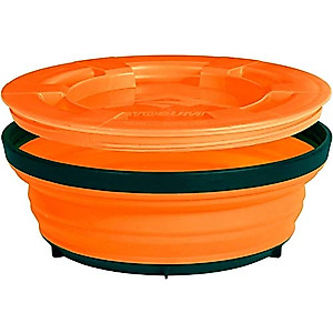 Sea to Summit X-Seal & Go Collapsible Food Storage Container, L (20 oz), Orange