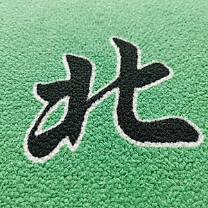 SEETOOOGAMES 31.5 inches Green Mahjong Table Cover, Non-Slip Mat,for Poker, Cards, Mahjong, Paigow, and Tile Games (Green)