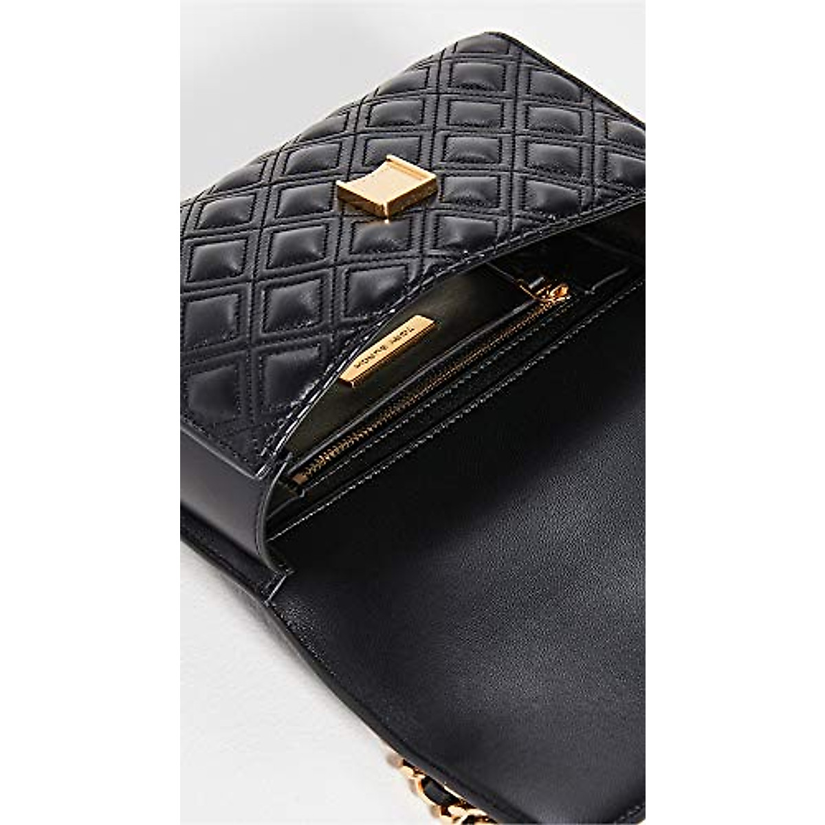 Tory Burch Women's Fleming Small Convertible Shoulder Bag, Black, One Size