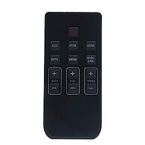 New Replacement Soundbar Remote Control fit for Philips CSS2123 Sound Bar System CSS2123B/F7 CSS2133B/F7 CSS2133 996510054954, 996510050576, 996510063326