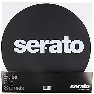 Serato DJ Slipmat (OSA-SM-BLK-BR) , Black