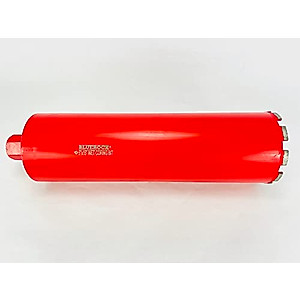 5" Inch Diamond Wet Core Drill Bit 1-1/4” Threaded by BLUEROCK Tools for Concrete Rebar Asphalt Brick Rock Masonry Hole Barrel Coring