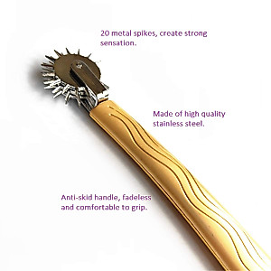 ueecool Wartenberg Pinwheel, German Pinwheel 2 and 3 Head Diagnostic Instruments Wheel Set of 2