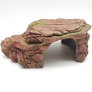TIHOOD Turtle Platform Rectangular Aquarium Fish Tank Adjustable Turtle Basking Platform Reptile Resting Terrace Tortoise Climbing Platform