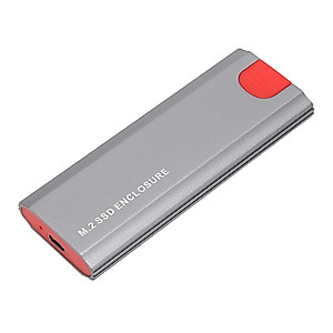 M.2 NVME SSD Enclosure, Ultrathin M.2 SSD Enclosure for 2280 SSDs Dark Grey