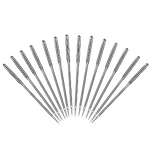 Sewing Machine Needles, 50 Count, Universal Regular Point for Singer, Brother, Janome, Varmax, Sizes 65/9, 75/11, 80/12, 90/14, 100/16