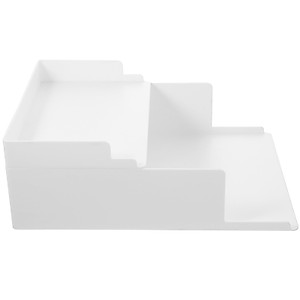 Cabilock 2pcs Desk Pen Holder Stand Office Supplies Office Pen Holder Office Supply Organizers and Storage Bins Desktop Stationery Organizer Desktop Makeup Container File Storage Shelf