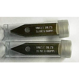 2 Pack Uncle Bill's 19074 Sliver Gripper Tweezers