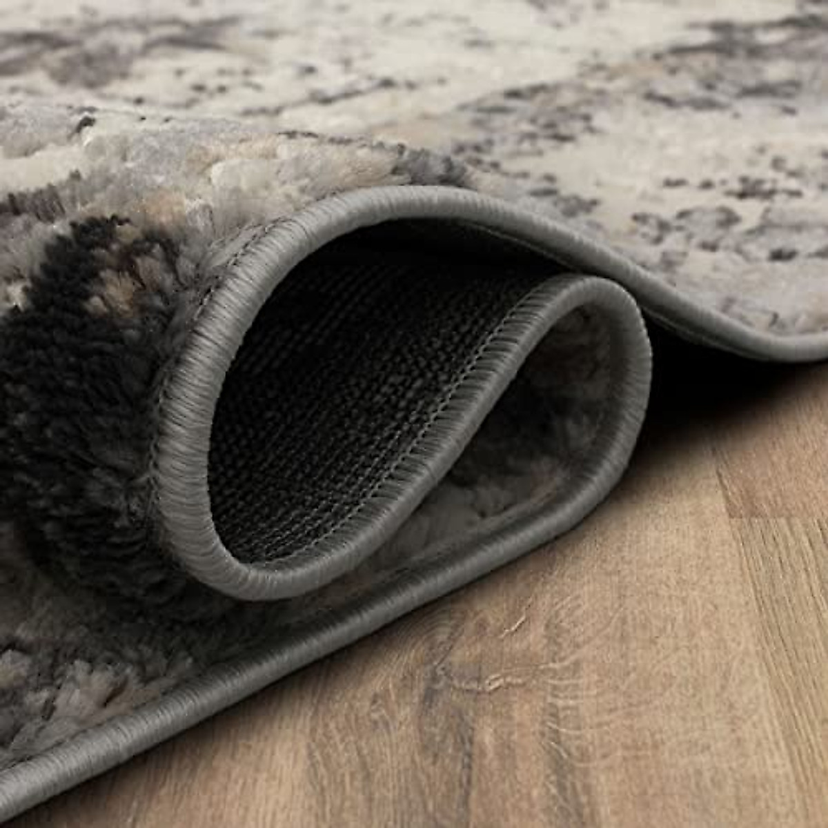 Mohawk Home Shea Traditional Floral Ornamental Gray 3' 11" x 6' Area Rug Perfect for Living Room, Dining Room, Office