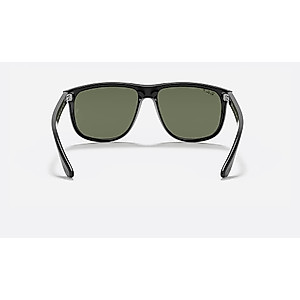 Ray-Ban rb4147 601/58 60m black/green polarized Square Sunglasses for men for women + Bundle with designer iwear eyewear kit